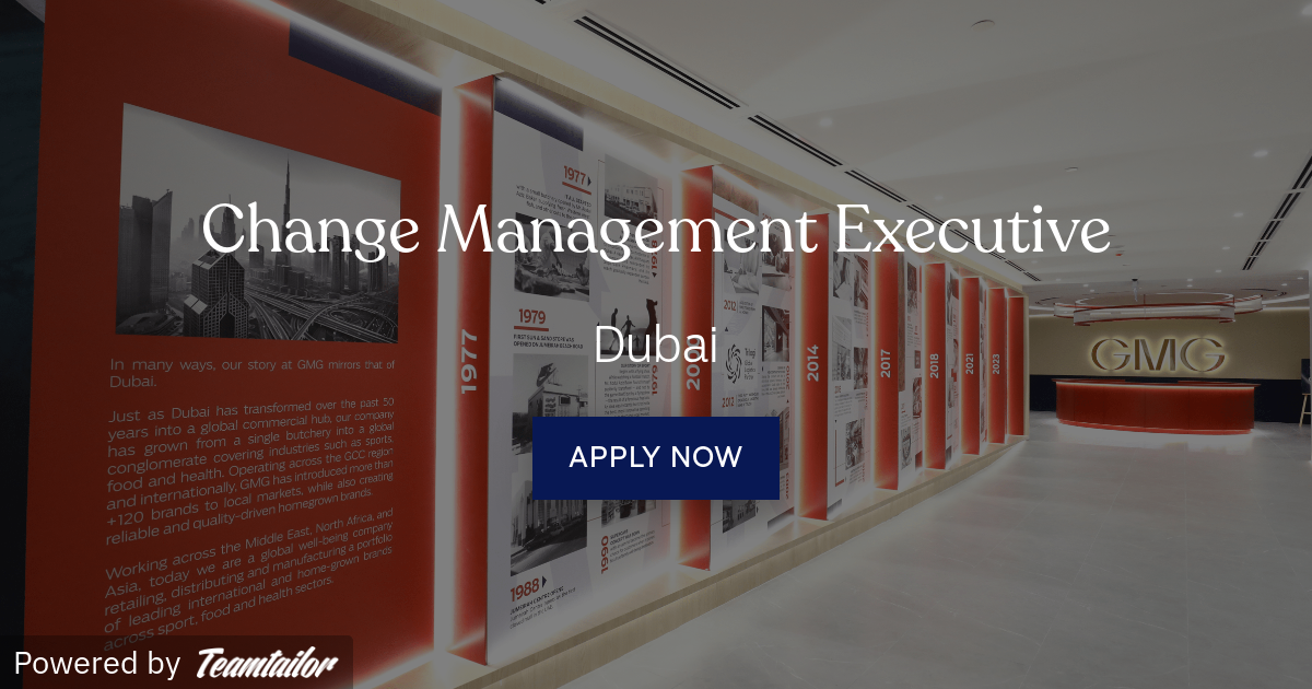 Change Management Executive - GMG