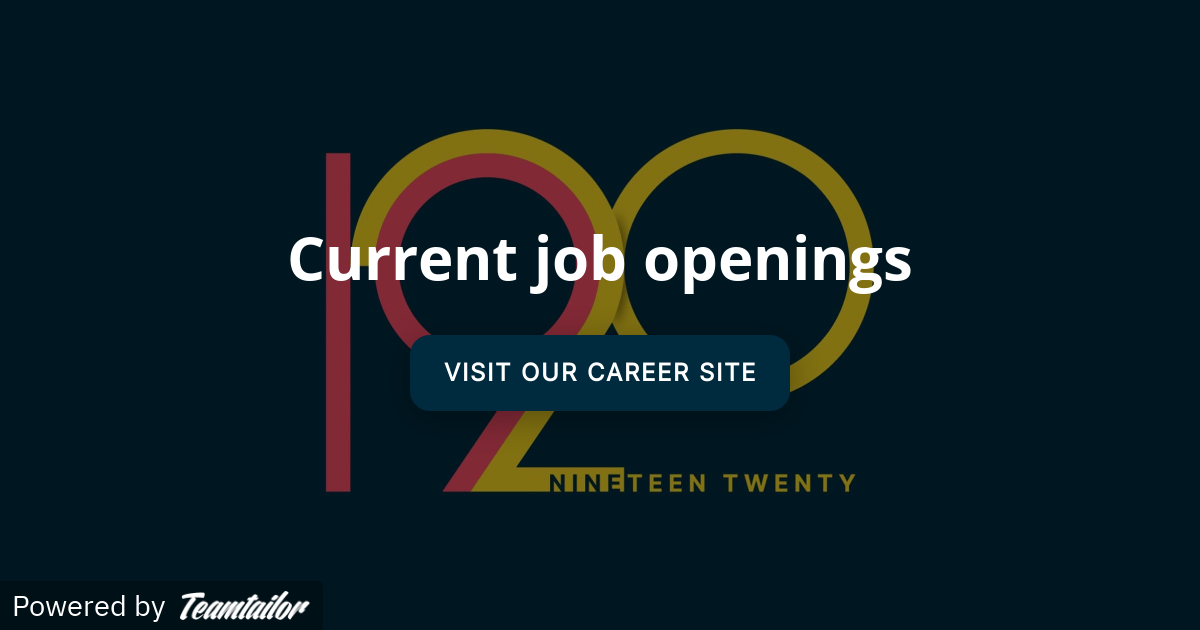 Current job openings - 1920