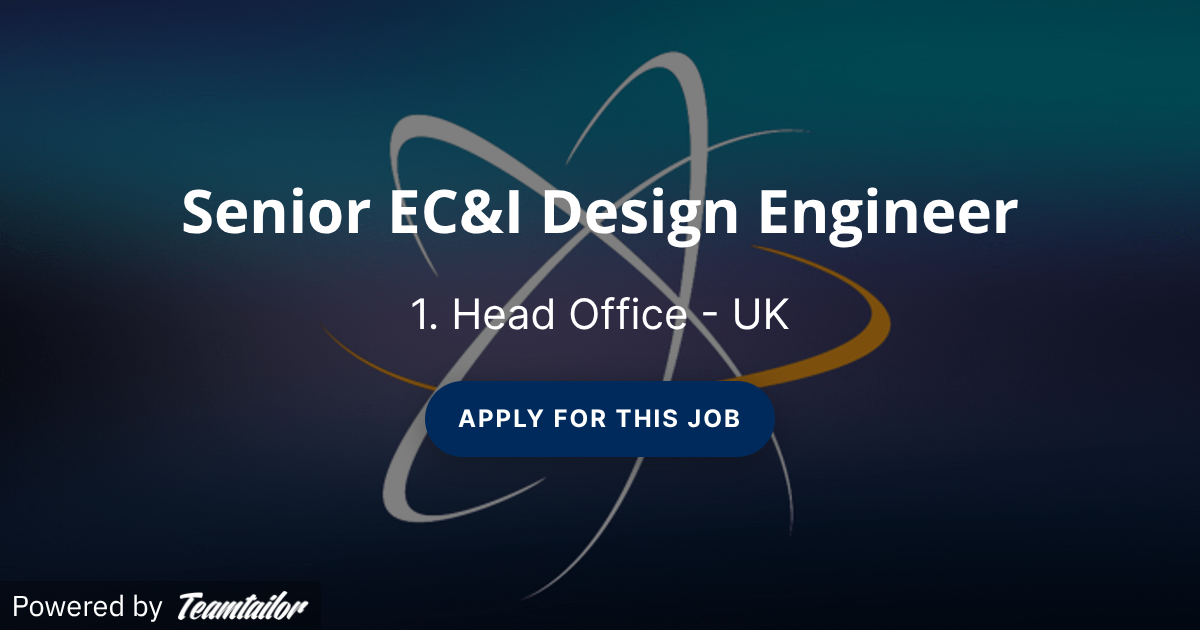 Senior EC&I Design Engineer - DBD International
