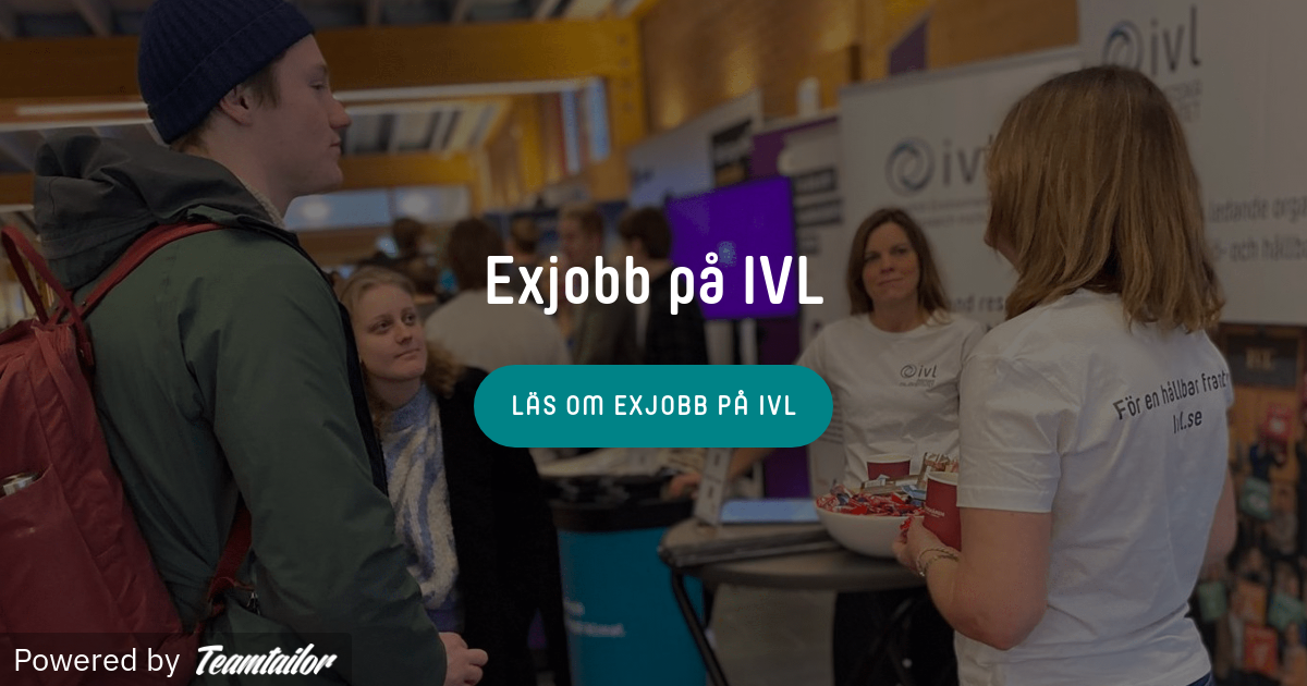 Exjobb - IVL Svenska Miljöinstitutet