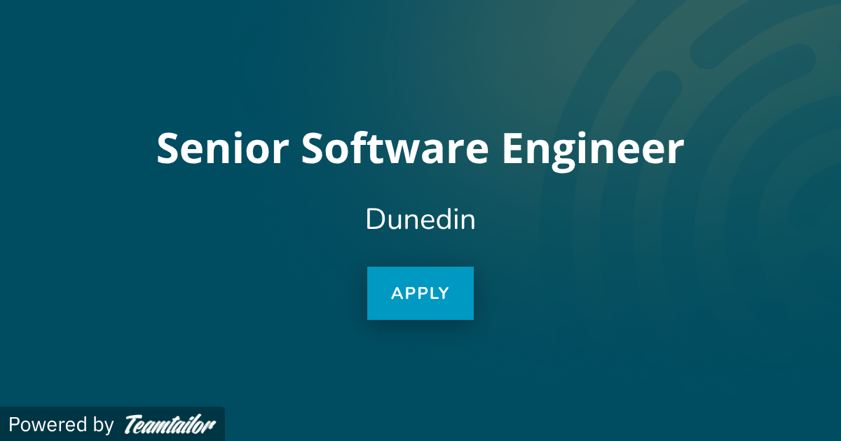 Senior Software Engineer - Oritain