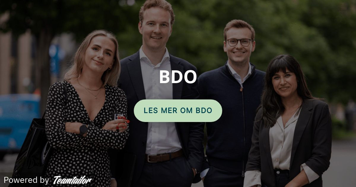 BDO - Trainee i Molderegionen (TiM)