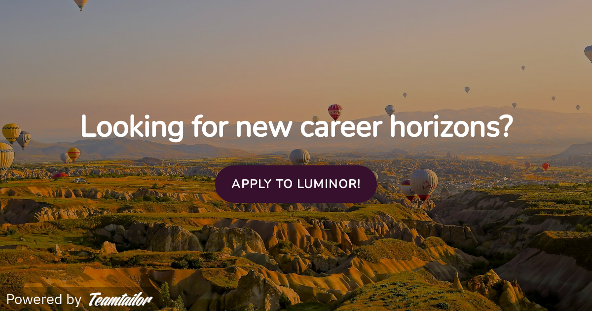 Career opportunities - Luminor Group