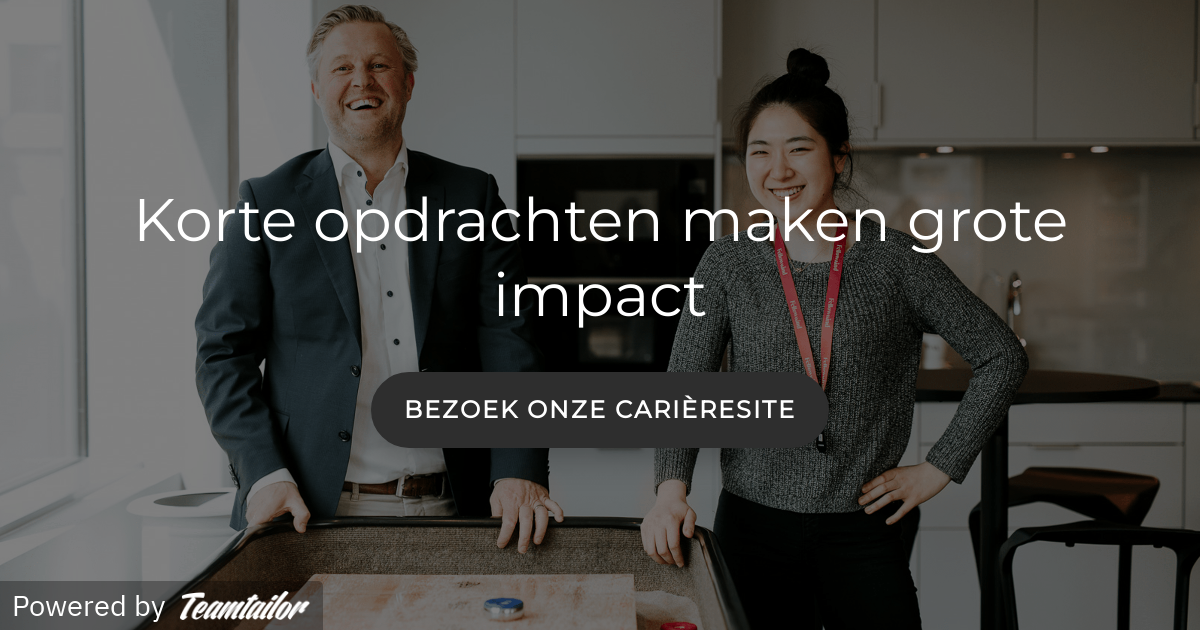 Korte opdrachten maken grote impact - Fellowmind Netherlands
