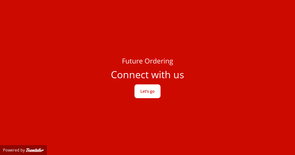 Future Ordering – Connect