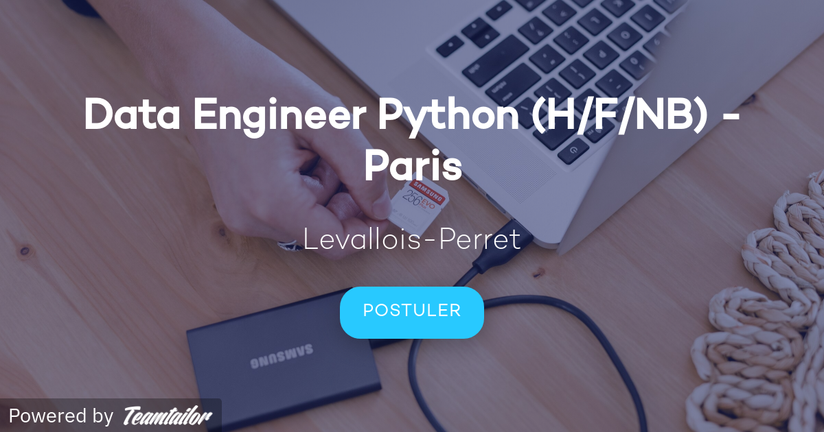 Data Engineer Python (H/F/NB) - Paris - Keyrus France