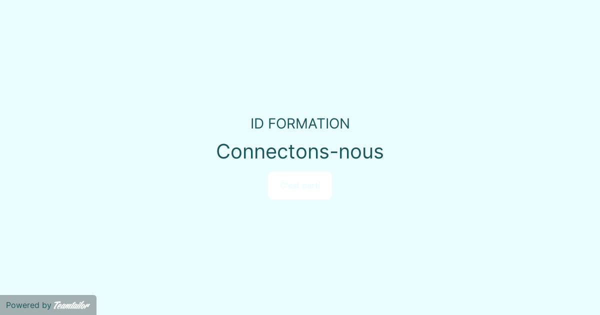 ID FORMATION – Connect