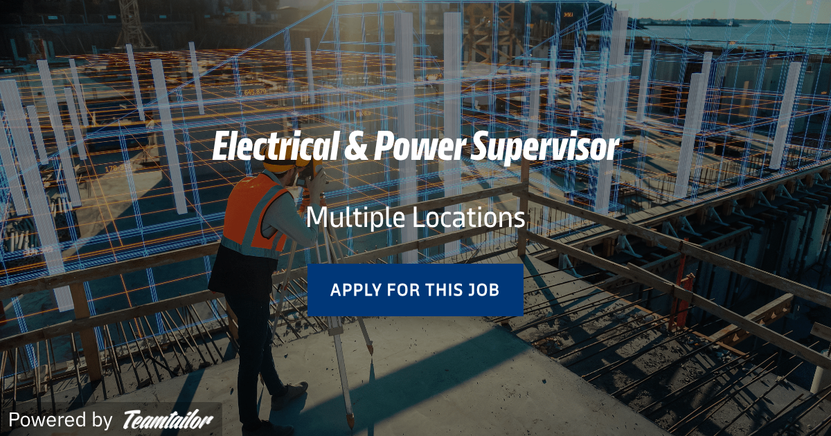 Electrical & Power Supervisor - Knauf Insulation Western Europe