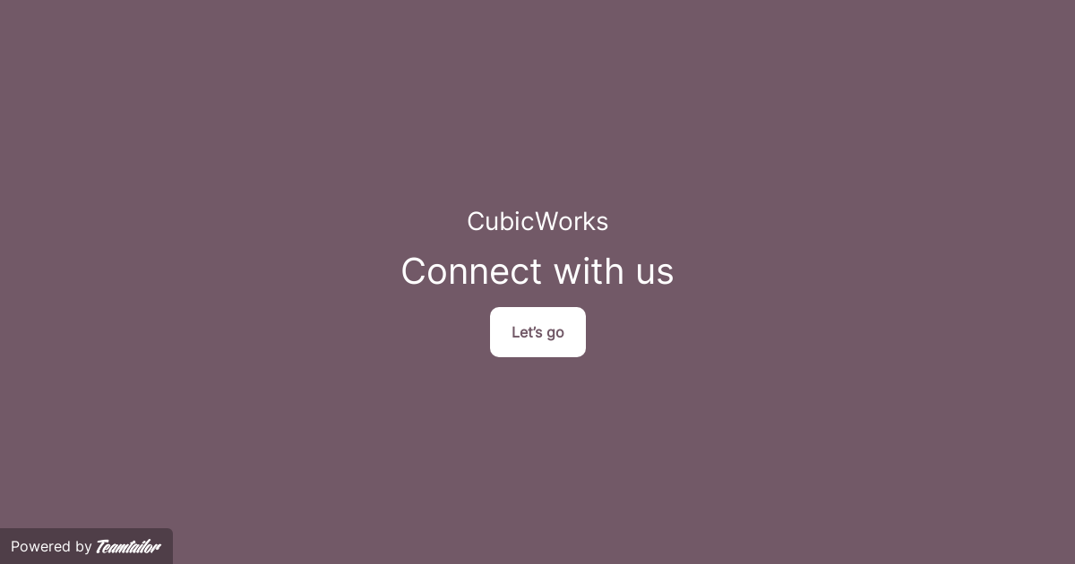CubicWorks – Connect