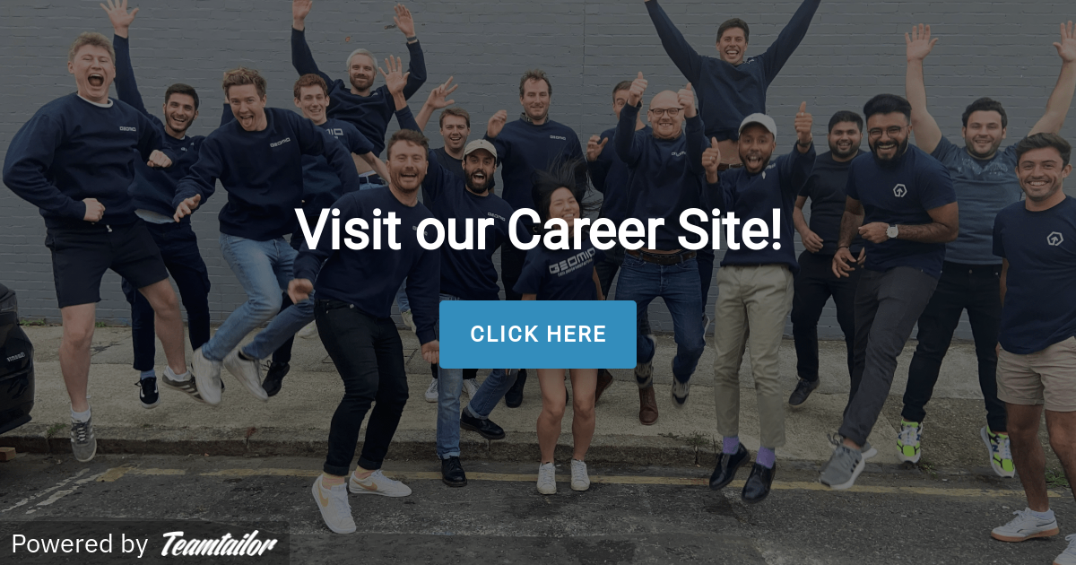 Visit our Career Page! - Geomiq