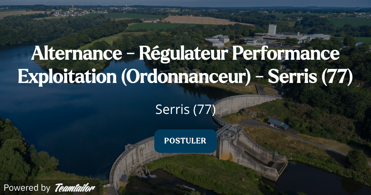 Alternance - Régulateur Performance Exploitation (Ordonnanceur ...