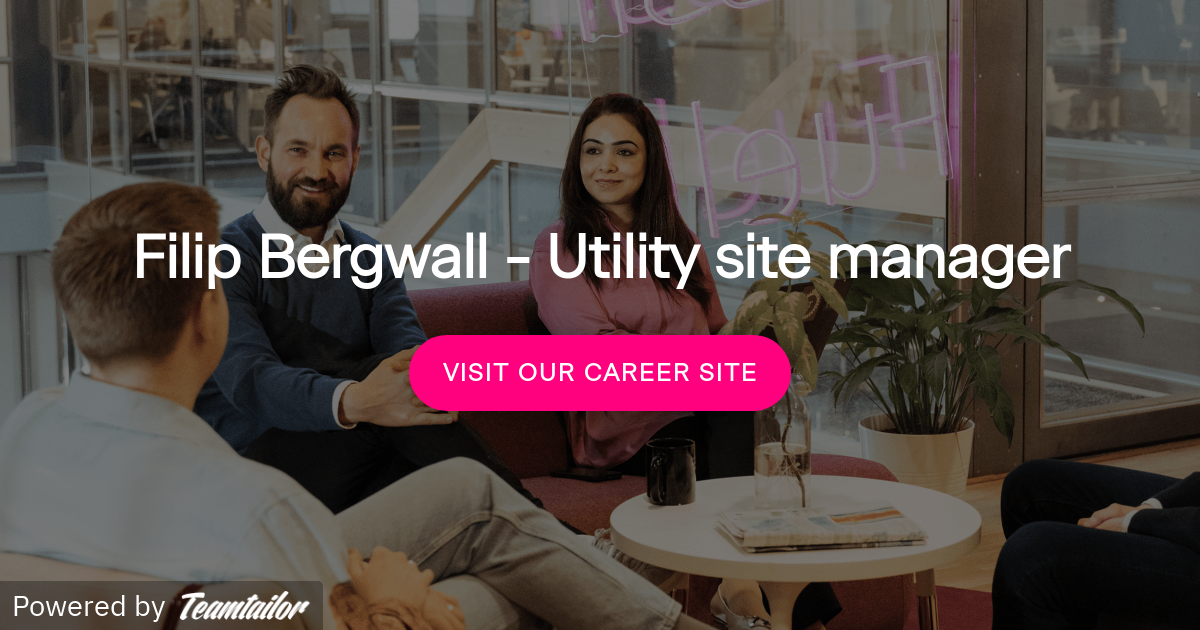 Filip Bergwall - Utility site manager - Svea Solar Sweden