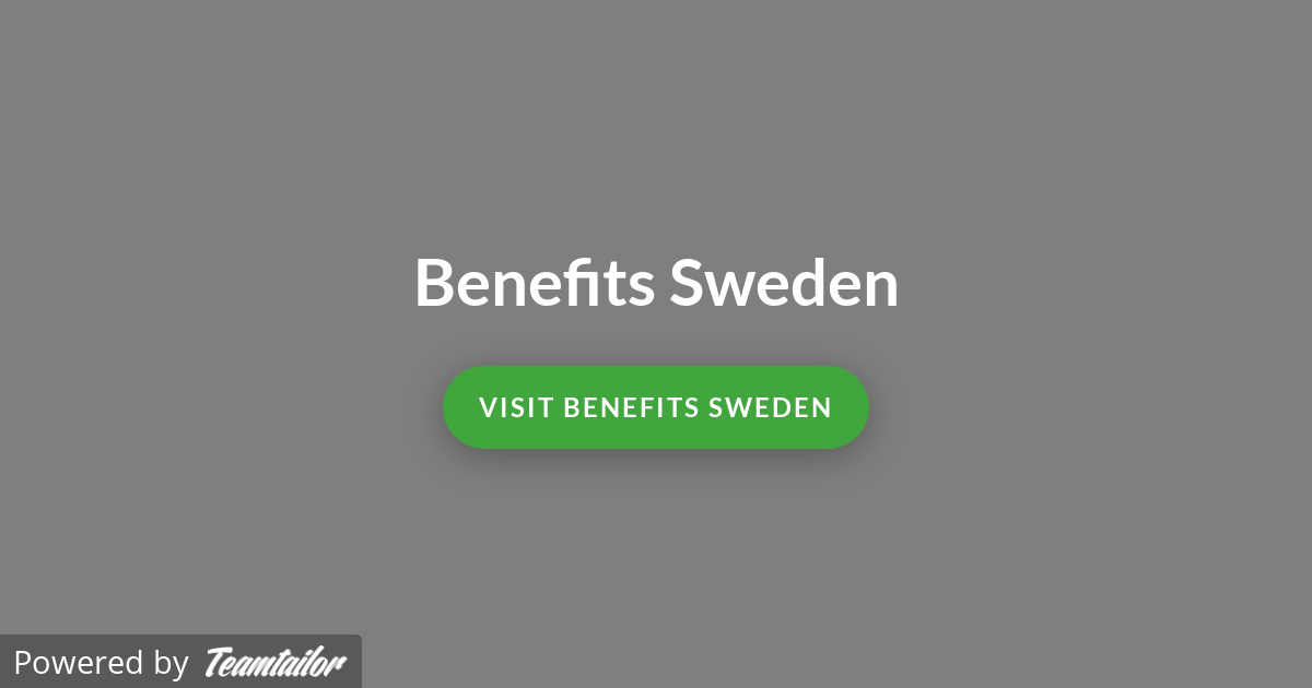 Benefits Sweden - PayEx Group