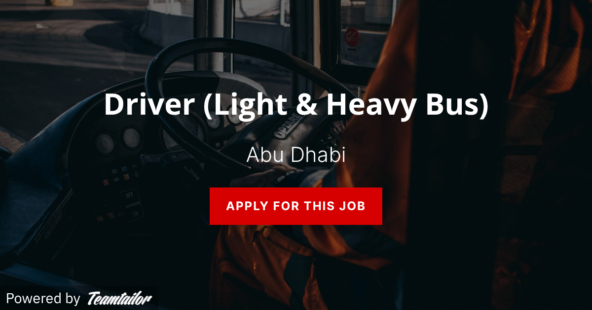 Driver (Light & Heavy Bus) - NAFFCO