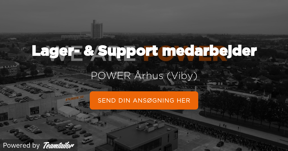Lager- & Support medarbejder - Power Danmark