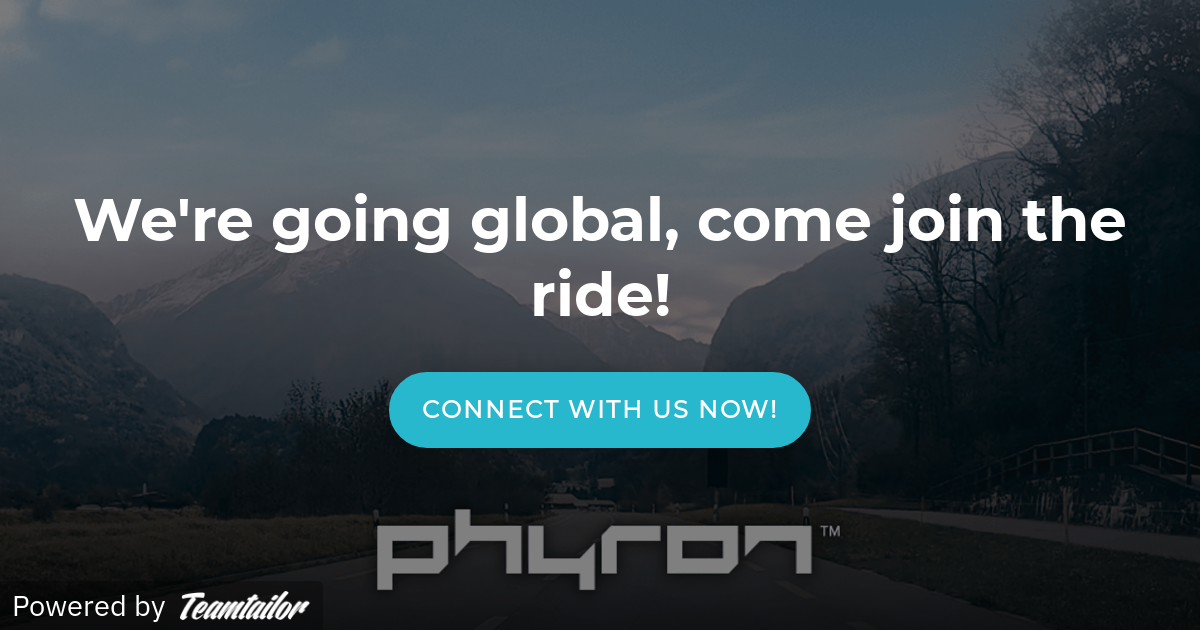 We’re going global, come join the ride! - PHYRON AI