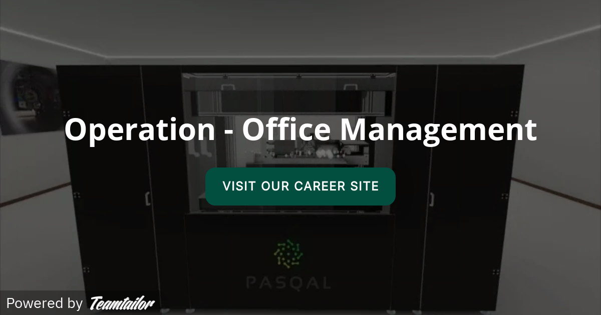 Operation - Office Management - Pasqal