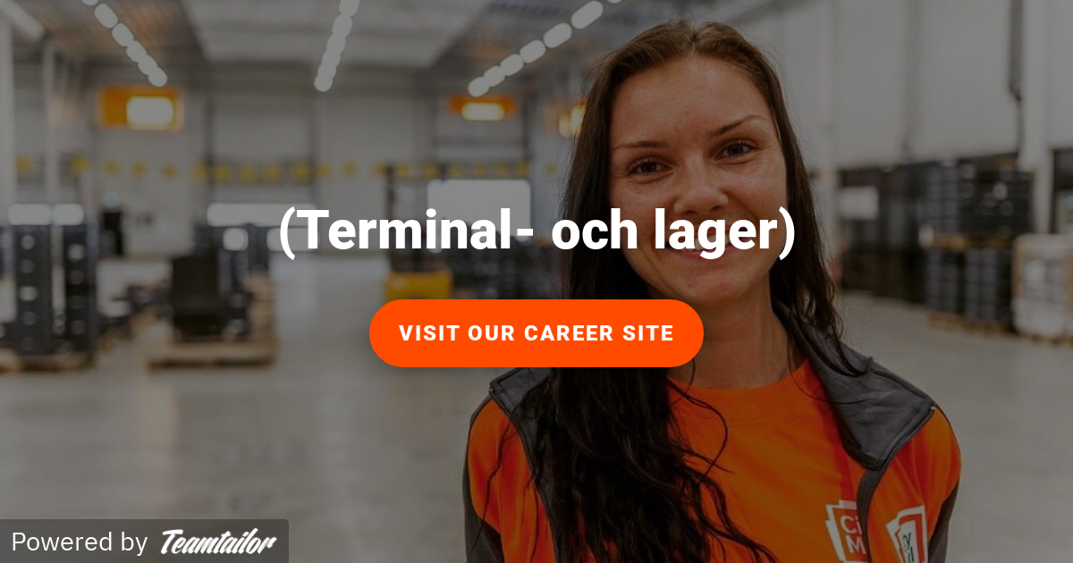 Terminal- och lager - CityMail