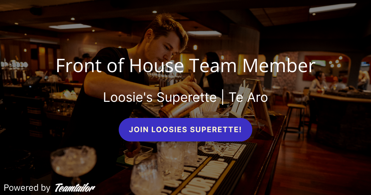 Front of House Team Member - Star Group