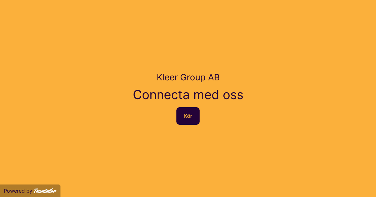 Kleer Group AB – Connect