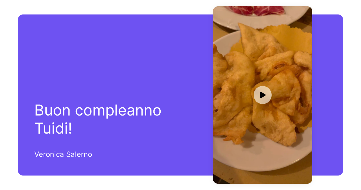 Buon compleanno Tuidi! - Team stories - Tuidi