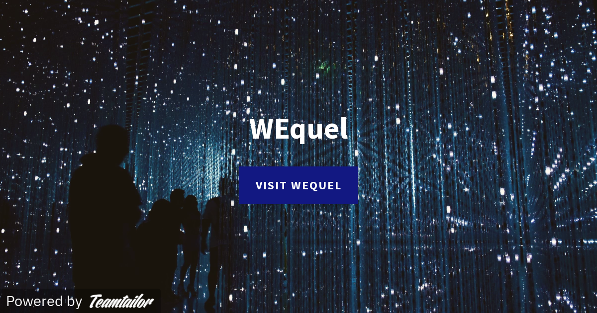 People first - WeQuel