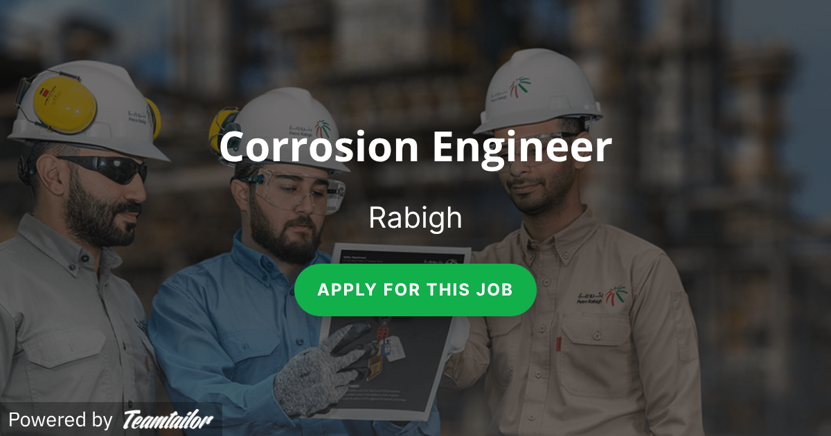Corrosion Engineer - Petro Rabigh