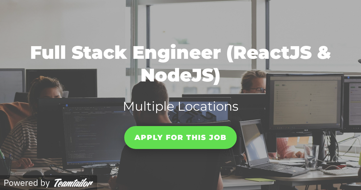 Full Stack Engineer Reactjs And Nodejs Wakapi