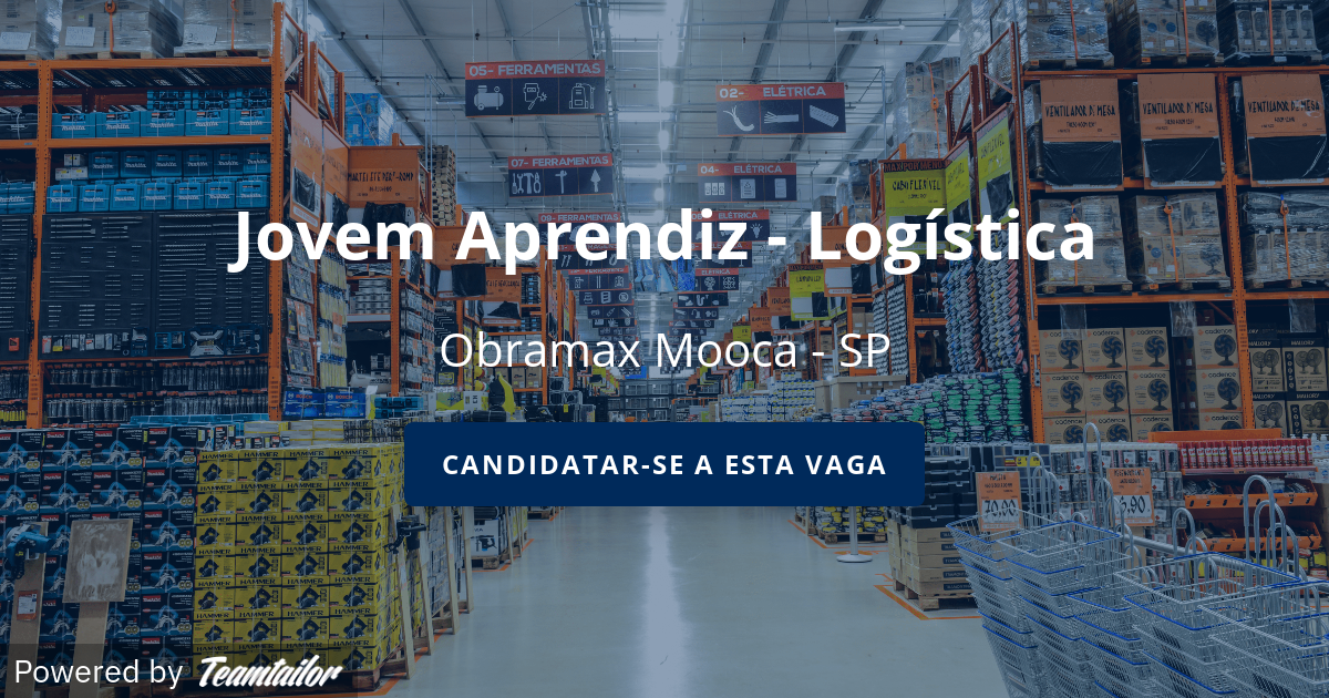Jovem Aprendiz - Logística - Obramax