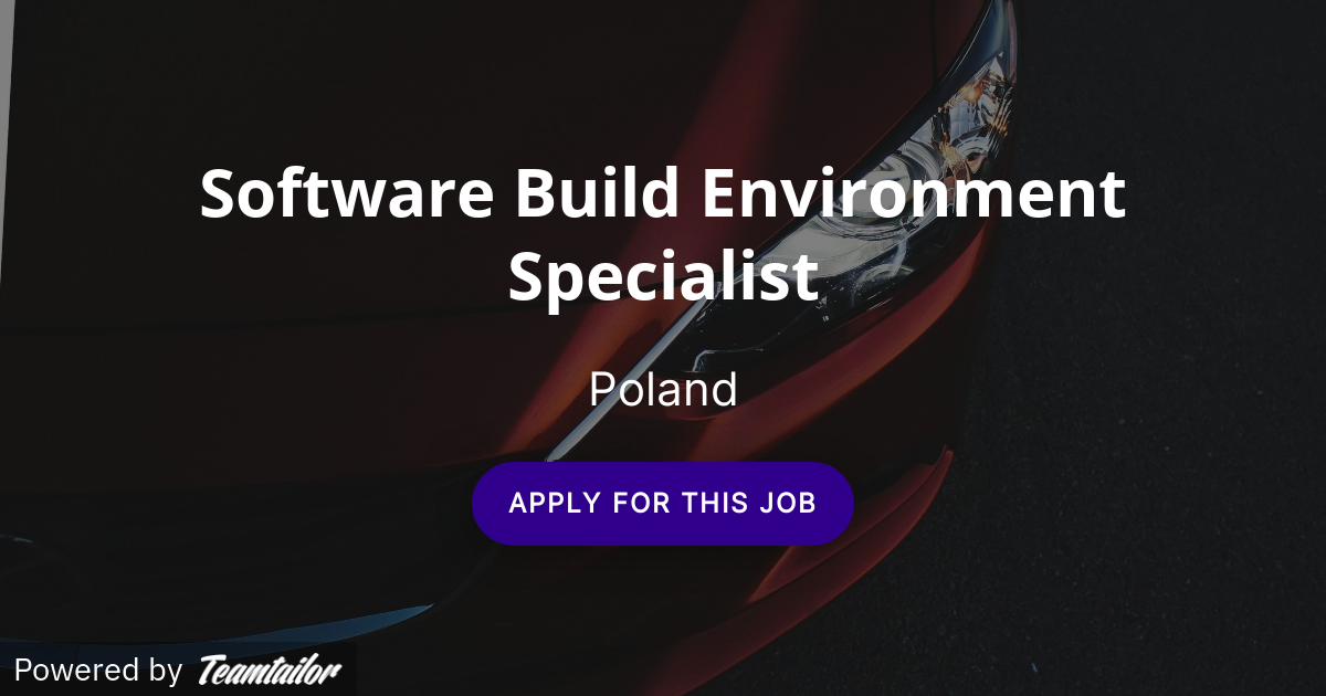 Software Build Environment Specialist - Infotree Global Solutions