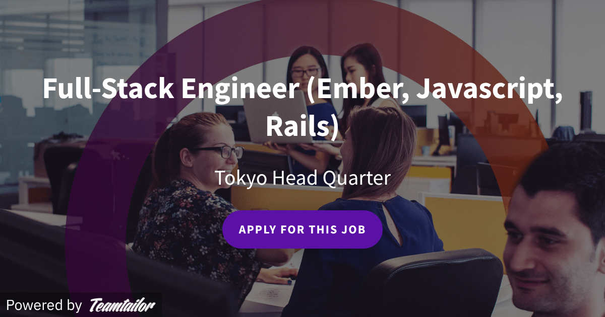 Full-Stack Engineer (Ember, Javascript, Rails) - TableCheck
