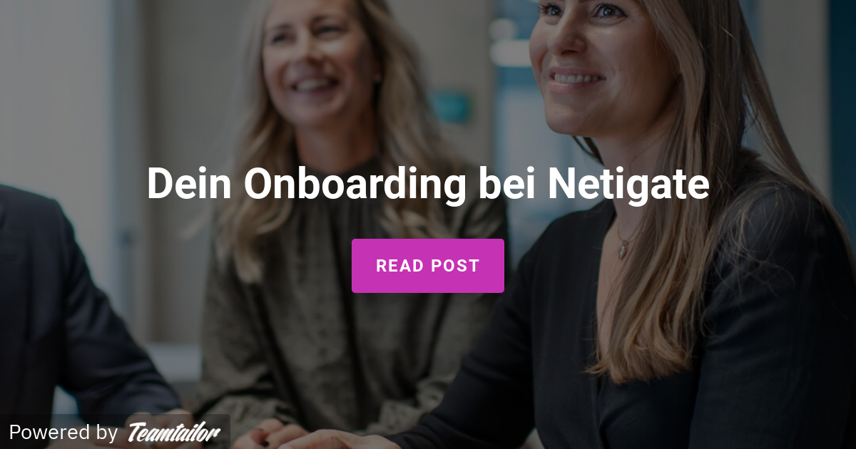 Dein Onboarding bei Netigate - Netigate