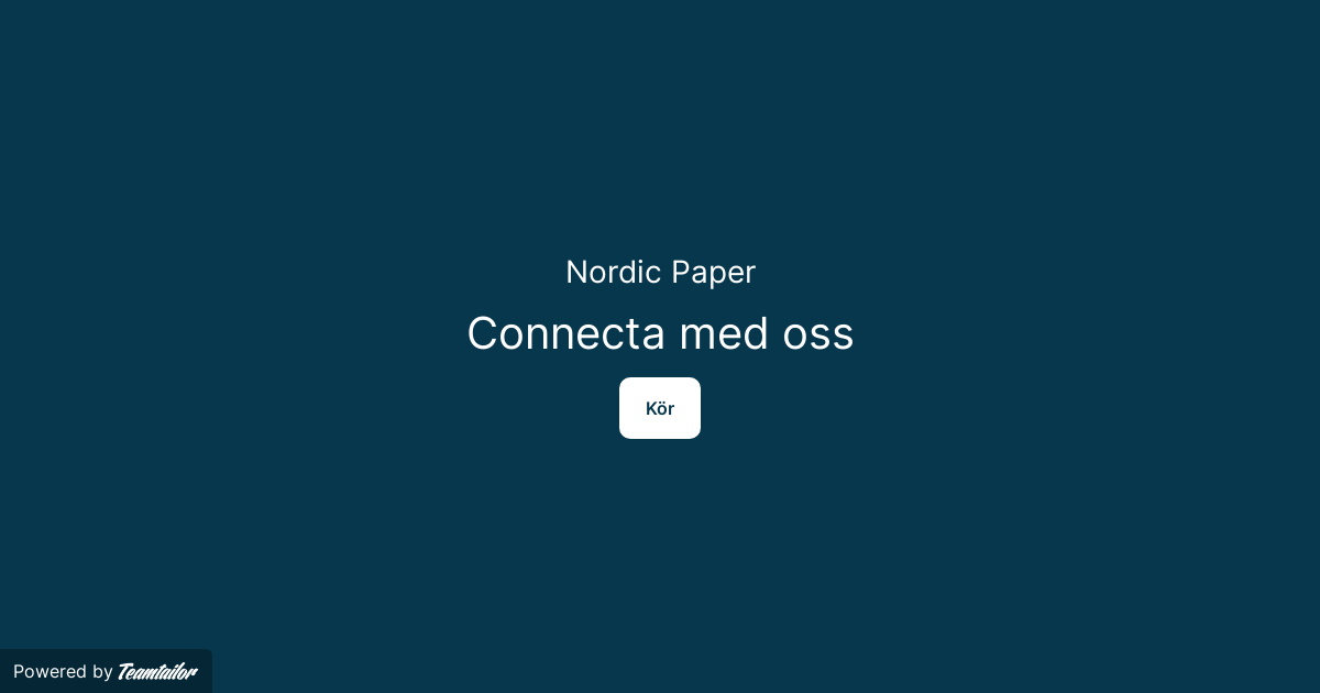 Nordic Paper – Connect