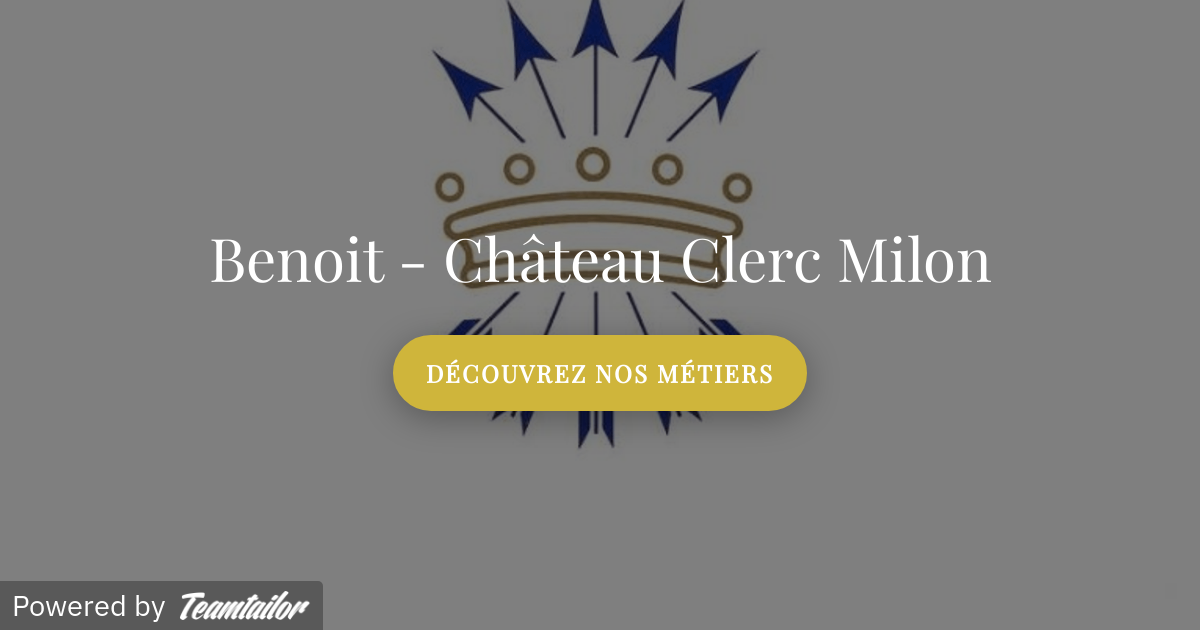 Benoit - Château Clerc Milon - Baron Philippe de Rothschild
