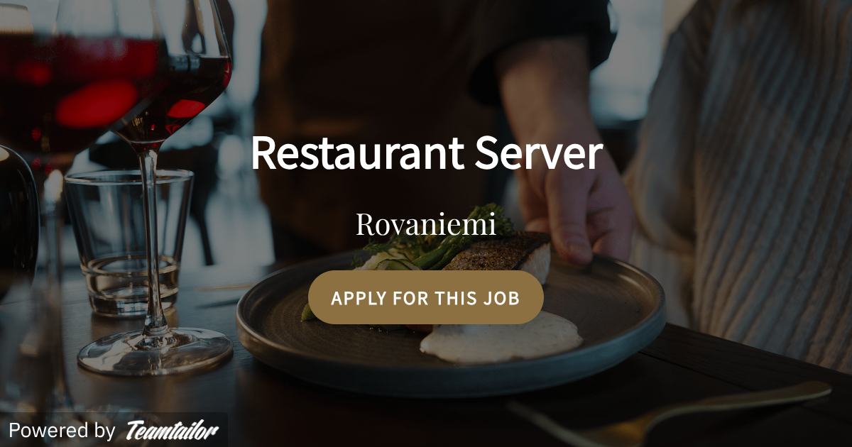 Restaurant Server - Halo Igloos