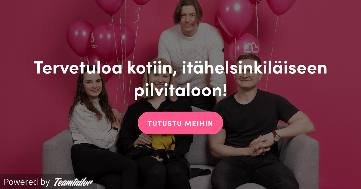 Erinomainen pilviosaaja tai sellaiseksi tähtäävä, tule meille töihin! - Cloud2 Oy