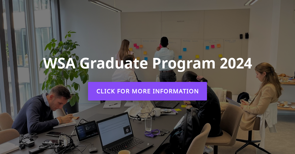 WSA Graduate Program - 2024 - WSA EMEA
