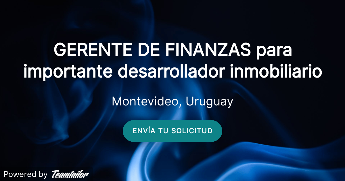 GERENTE DE FINANZAS para importante desarrollador inmobiliario - Action ...