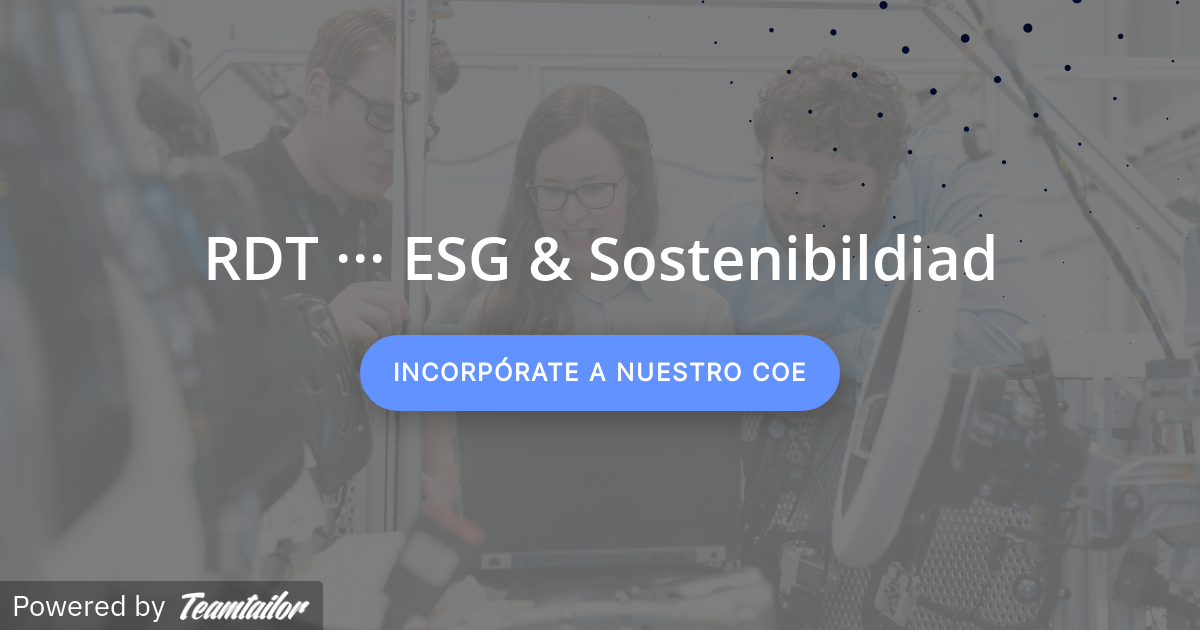 CoE ESG & Sostenibilidad - RDT