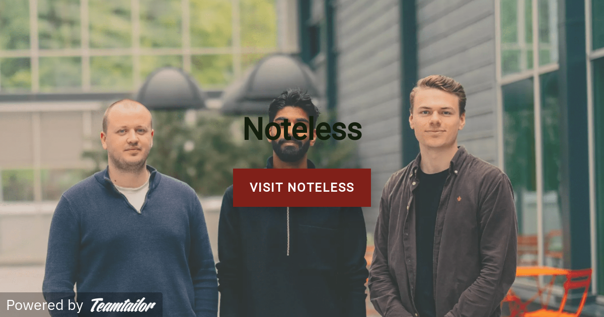 Careers at Noteless - Noteless (Amby account)