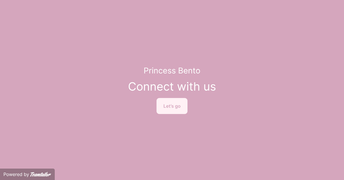 Princess Bento – Connect