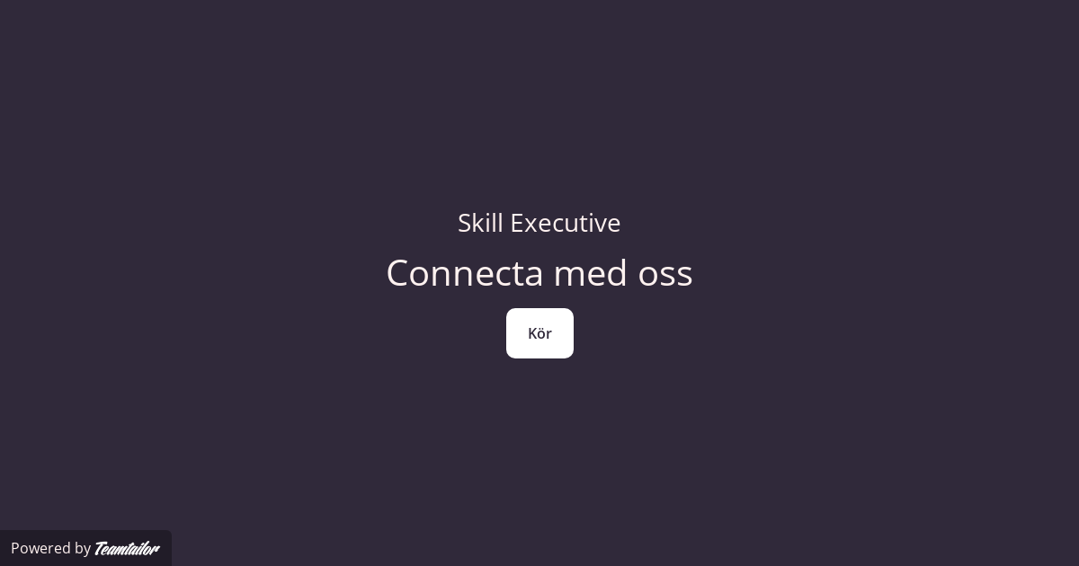 Skill Executive – Connect
