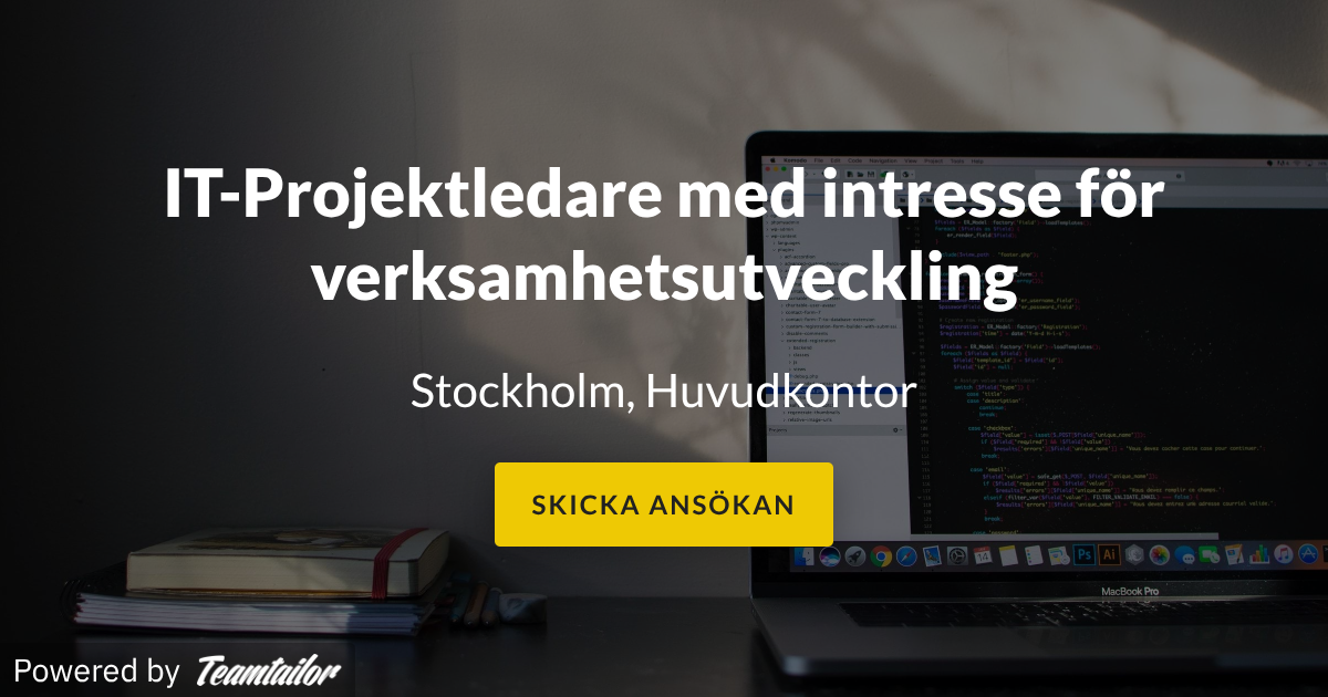 IT-Projektledare med intresse för verksamhetsutveckling - ArkivIT