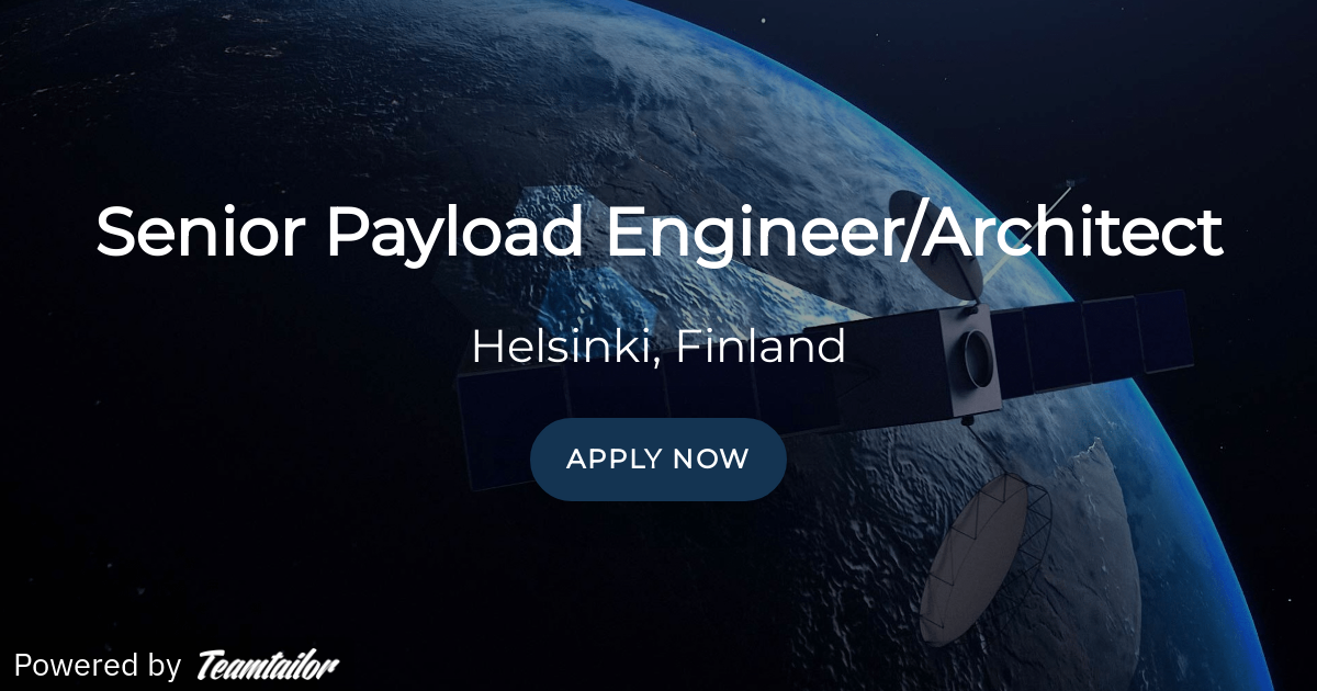 Senior Payload Engineer/Architect - ReOrbit