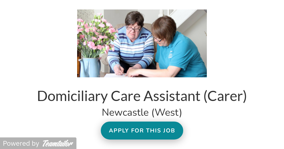 Domiciliary Care Assistant (Carer) - Right at Home Tyneside