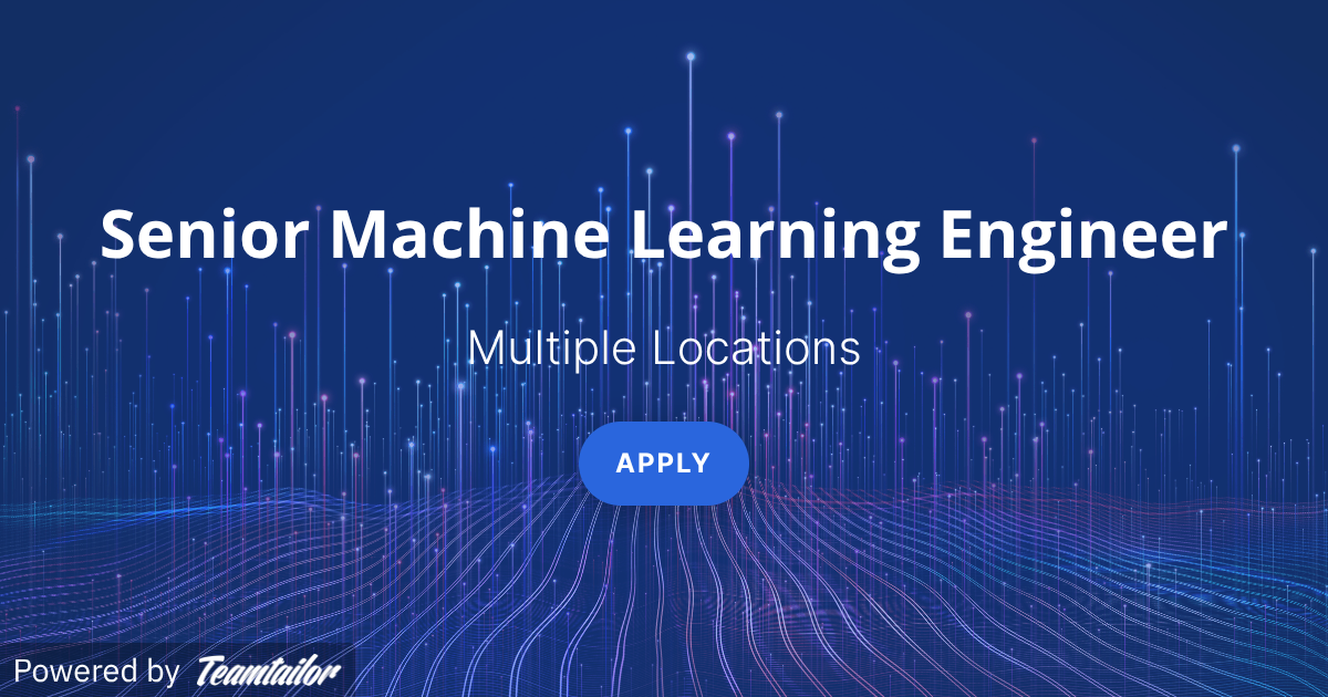 Senior Machine Learning Engineer - SDG Group