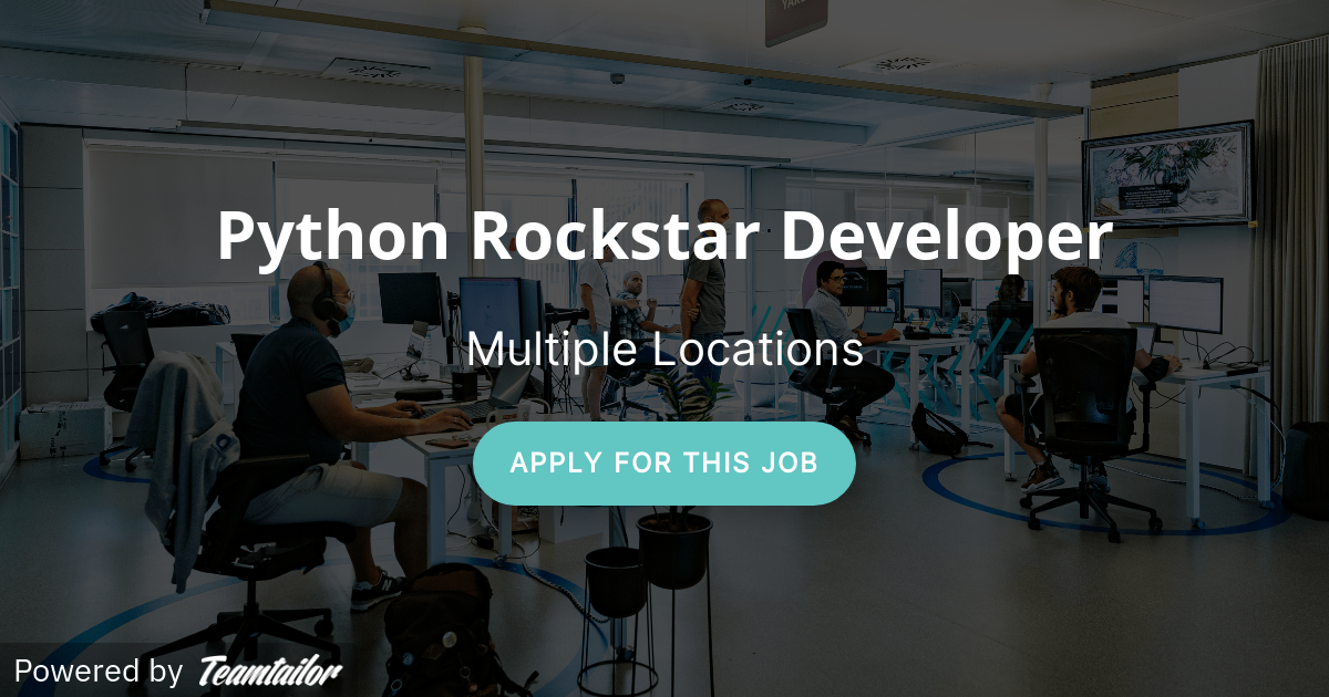 Python Rockstar Developer - Critical Techworks