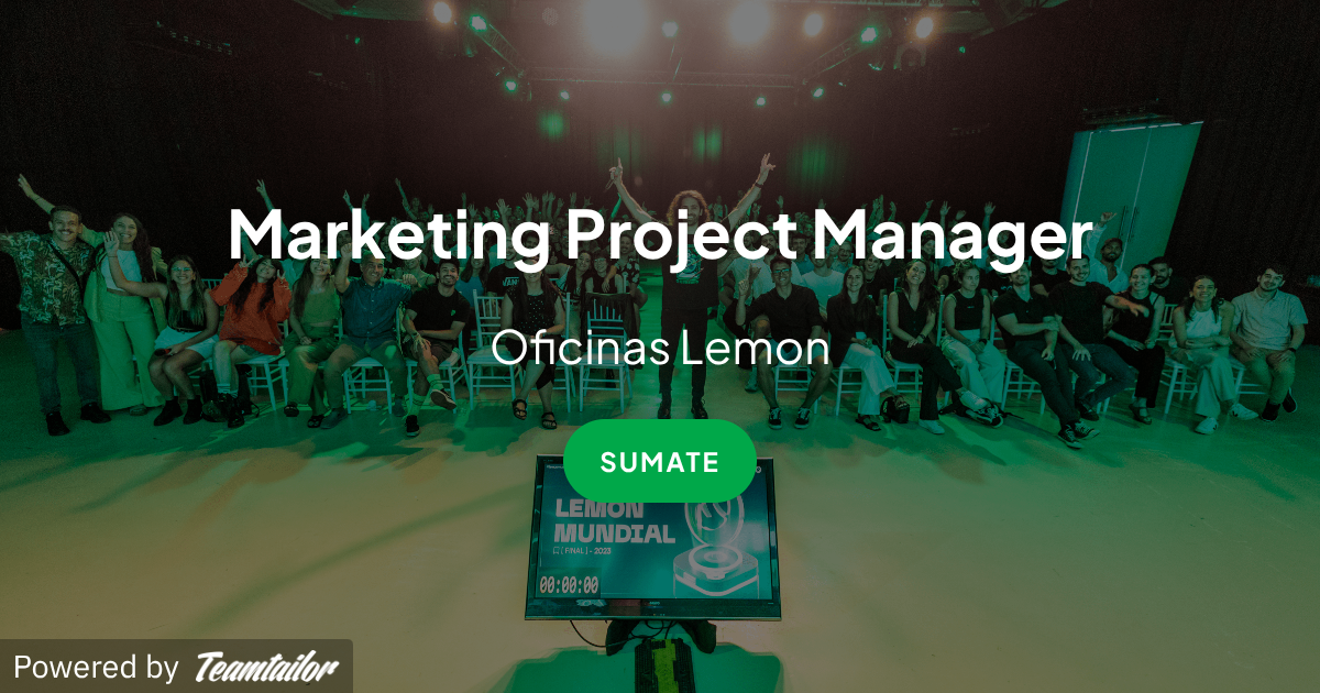 Marketing Project Manager - Lemon