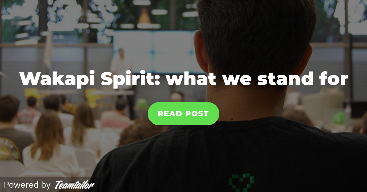 Wakapi Spirit: what we stand for - Posts - Wakapi