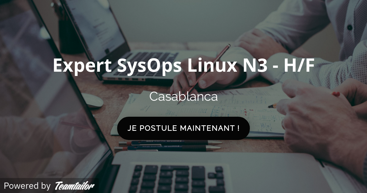 Expert SysOps Linux N3 - H/F - Smile Group